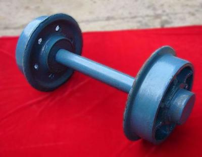 China Mining Rail Wheel Set Double Flange Cast Forged ISO Certified 1-25 Ton Capacity 300-450mm Diameter for sale