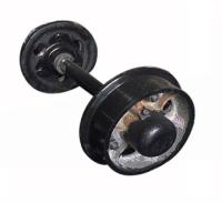 China Casting Steel Mining Cart Wheel Set 650mm 450mm Diameter with 1-25 Ton Load Capacity for Industrial Rail Transport for sale