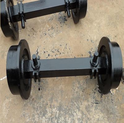 China Kingrail 25-Ton Ore Car Wheel Set for Underground Mining - 300-450mm Diameter, 600-900mm Gauge Options for sale