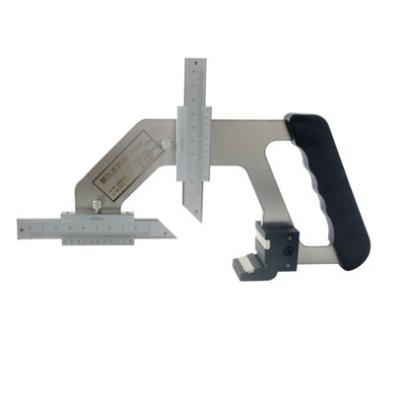 China Mechanical Rail Track Measuring Equipment - 0-15mm Vertical & 0-25mm Lateral Wear Gauge with Digital and Mechanical Options for sale
