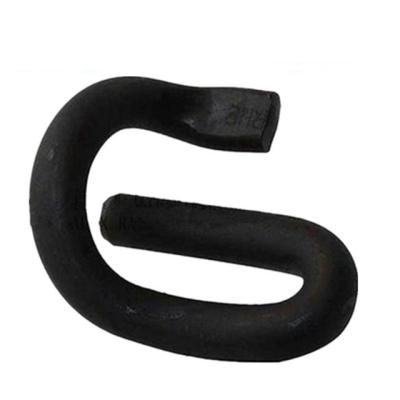 China 60Si2CrA Railway Elastic Spring Clips 44HRC Hardness DIN 17221 Standard Railroad Fasteners for sale