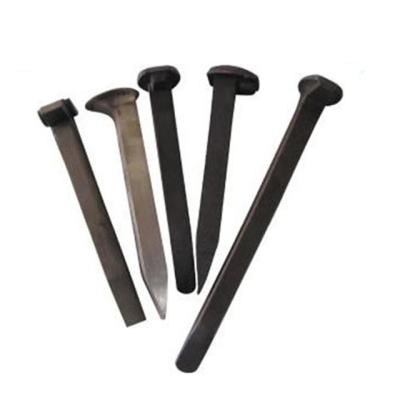 China Spring Steel Rail Elastic Spike Suppliers in Type Head Wafer for sale