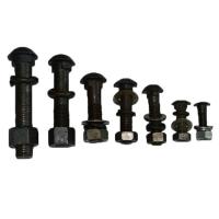 China Hot DIP Galvanizing Carbon Steel Rail Fish Plate Bolt China Manufacturer for sale
