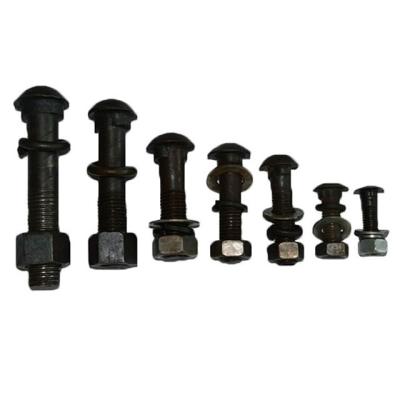 China Hot DIP Galvanizing Carbon Steel Rail Fish Plate Bolt China Manufacturer for sale
