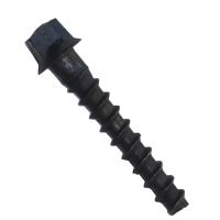 China Galvanized Stainless Steel Railway Sleeper Screws M22×130mm to M26×170mm with Round Thread Design for sale