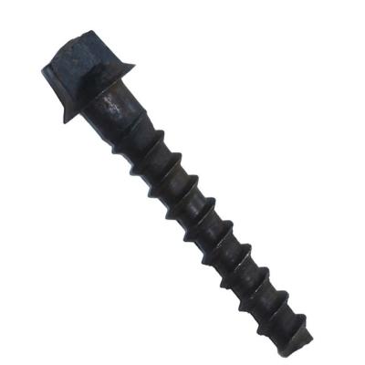 China Galvanized Stainless Steel Railway Sleeper Screws M22×130mm to M26×170mm with Round Thread Design for sale
