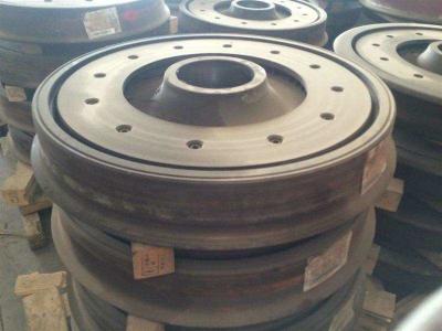 China Forged Carbon Steel Railroad Track Wheels 1050mm Diameter for Locomotive & Metro - 300km/h Max Speed, 1200kg Capacity for sale