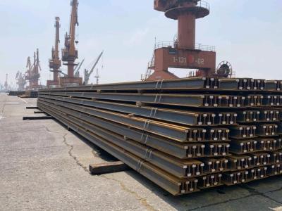 China DIN536 A75 Steel Crane Rail 56kg/m 20 kg/m for sale