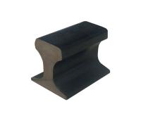 China GB Standard Q235 24KG Light Steel Rail 107mm Height for Mine Dump Trucks in 6m 8m 10m Lengths for sale