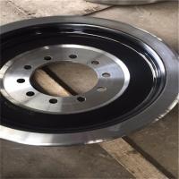 China 500 Ton Capacity Steel Railway Wheels Forging 500mm 900mm Diameter with C45 Carbon Steel Construction for sale