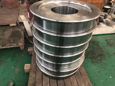 China Hot Steel Forged Rail Wheels 12 Inches 4140 Material 490 Hb Hardness for sale
