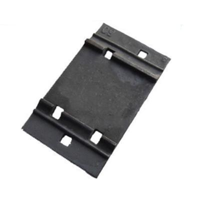 China Q235 Material Rail Track Tie Plates 160-210mm Width with 1:40 Incline for S49/S54 and UIC60 Rails for sale