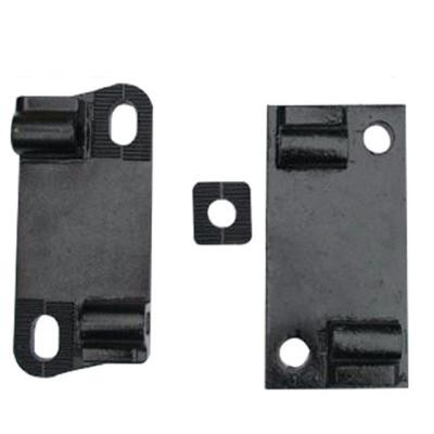 China Individual Crane Rail Sole Plates - Steel Tie Plates for 50KG, 60KG Rails with 1:40 Incline for sale