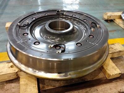 China Urban Light Rail Vehicle Resilient Wheels 700mm For Rail Speed Under 110km/H for sale
