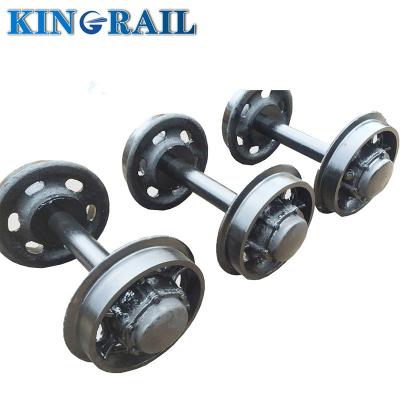 China Railroad Wheelset 500-1350mm Diameter with 1-25 Ton Capacity for Freight and Passenger Rail Systems for sale