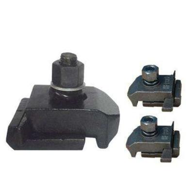 China Welded Forged Steel Self-Locking Crane Rail Clamp 8119/15/40 - 1.74kg Weight, 15mm Horizontal Distance for sale