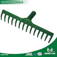 China Professional Customized Handle Galvanized Steel Garden Rake Head for Lawn Maintenance for sale