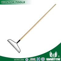 China Professional Customized Handle Galvanized Steel Garden Rake Head for Lawn Maintenance for sale