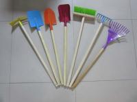 China 10pcs Garden Hand Tools Set with Long Wooden Handle Multifunctional and Customized Support for sale
