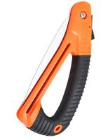China OEM Customization ABS TPR Handle Foldable Pruning Saw with Loop Finger Guard for sale