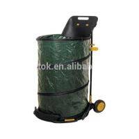 China Gardening Routine with 160 Litres Garden Trolley and Leaf Bag on Wheels for sale