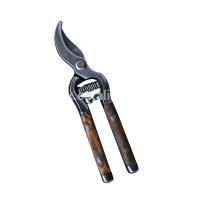 China Stainless Steel Bypass Pruner with Wooden Handle Finishing Mirror Polished Grade DIY for sale
