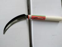 China DIY Grade Sickle with Wooden Handle and Polished Finish for sale