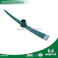 China Technics One Piece Drop Forged Grade DIY 2KG P410 Round Eye Pickaxe Mattock Steel Pick for sale