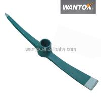 China Technics One Piece Drop Forged Grade DIY 2KG P410 Round Eye Pickaxe Mattock Steel Pick for sale