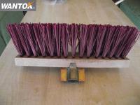 China 4IN Bristle Length Heavy Duty Wooden Hand Floor Cleaning Broom Brush for sale