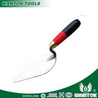 China Hand Tool Construction Tool Forged Steel Wood Handle Bricklaying Trowel for sale