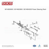 China Hydraulic Power Steering Rack Mercedes Benz Sprinter 9014600900 9014602800 9014604200 for sale