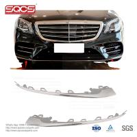 China 2228857800 2228857700 Car Front Bumper Chrome Trim Strip L R  for MERCEDES BENZ S CLASS W222  2018 2019 2020 for sale