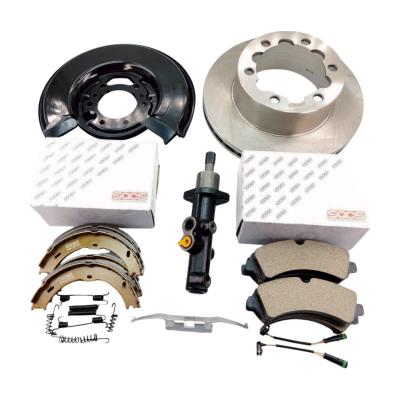 China Car Fitment Mercedes-Benz SQCS OE 9064200420-2 Auto Parts Brake Shoes Set Rear with Repair Kit Shipping Air Sea Express Delivery for sale