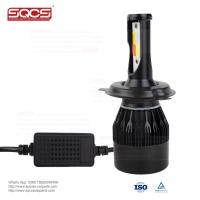 China X3S LED Car Headlight Bulbs 4colors Flash COB For H1 H3 H7 H11 9005 9006 9012 5202 880 Model Number for sale