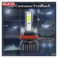 China V6-24W LED Car Headlight Bulbs 6500K 200M Range for Mercedes Benz H1 H3 H7 H11 9005 9006 9012 5202 880 H4 H13 9004 9007 for sale