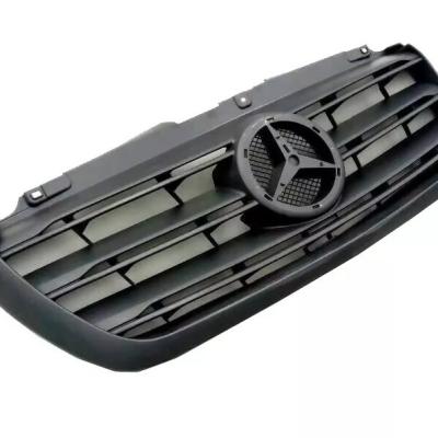 China 2012-2019 Mercedes Benz Sprinter Series 3 ABS Front Gloss Black Car Grill Single Line LED Design OE 9068800785 and Sleek for sale