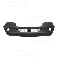 China Mercedes Sprinter W907 W910 OE 9108858100 9108850000 Front Bumper With Bolt-On Attachment Type Black Paint Code Fog Light Hole for sale