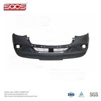 China Mercedes Sprinter W907 W910 OE 9108858100 9108850000 Front Bumper With Bolt-On Attachment Type Black Paint Code Fog Light Hole for sale