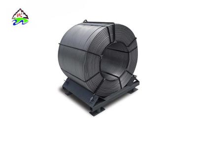 China Ca30 Fe70 Alloy Cored Wire 9mm CaFe For Low Silicon Steel Metallurgy for sale
