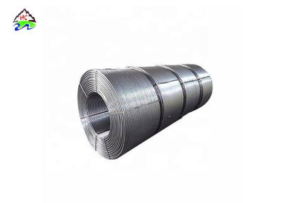 China Casi 13mm Calcium Silicon Cored Wire Alloy Raw Material For Steel Making for sale