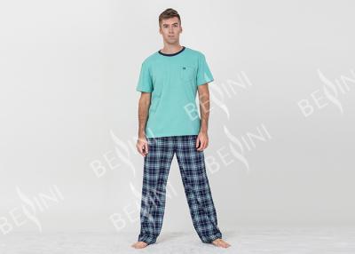 China Comfortable Mens Luxury Sleepwear Woven Flannel Long Pants Australian Design for sale
