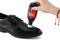 China Black Liquid Shoe Polish Brown Neutral 75ml Leather Shoe Shine Oil Maintenance for sale