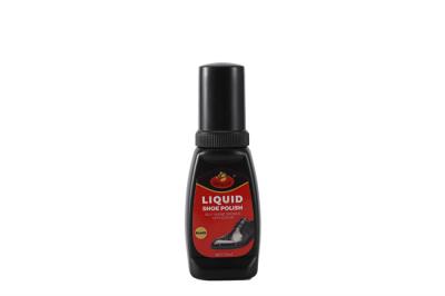 China Black Color 2.46 Fl. Oz. Liquid Shoe Polish Sponge Instant Shine Ultra-Brilliant Leather Lanolin Nourishes Leather Boots for sale