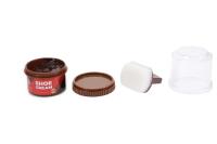 China Cream Shoe Polish With Applicator Brush 2 In 1 Efficient Shoe Polish Convenient Long Lasting Shine ODM OEM for sale