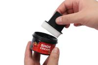China Cream Shoe Polish With Applicator Brush 2 In 1 Efficient Shoe Polish Convenient Long Lasting Shine ODM OEM for sale