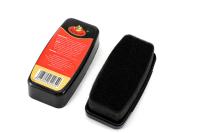 China Men Black Shoe Shine Sponge Instant Shoe Polish Portable Plastic Can for sale