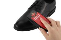 China Men Black Shoe Shine Sponge Instant Shoe Polish Portable Plastic Can for sale