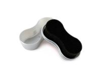 China Shoe Sponge Cleaner Dumbbell-Shaped Leather Shoe Polish Sponge Shining for sale