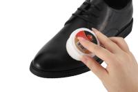 China Sneaker Self Shining Sponge Shoe Shine Sponge MINI Round Disposable Hotel Supplies Polish for sale